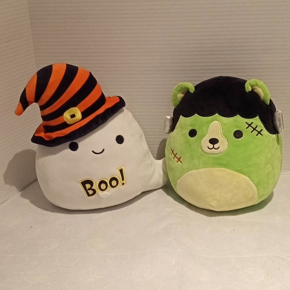 Kellytoy | Toys | Squishmallows Halloween Frankenstein And Ghost ...